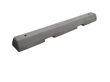 Parking bumpers, wheel stops and parking curbs